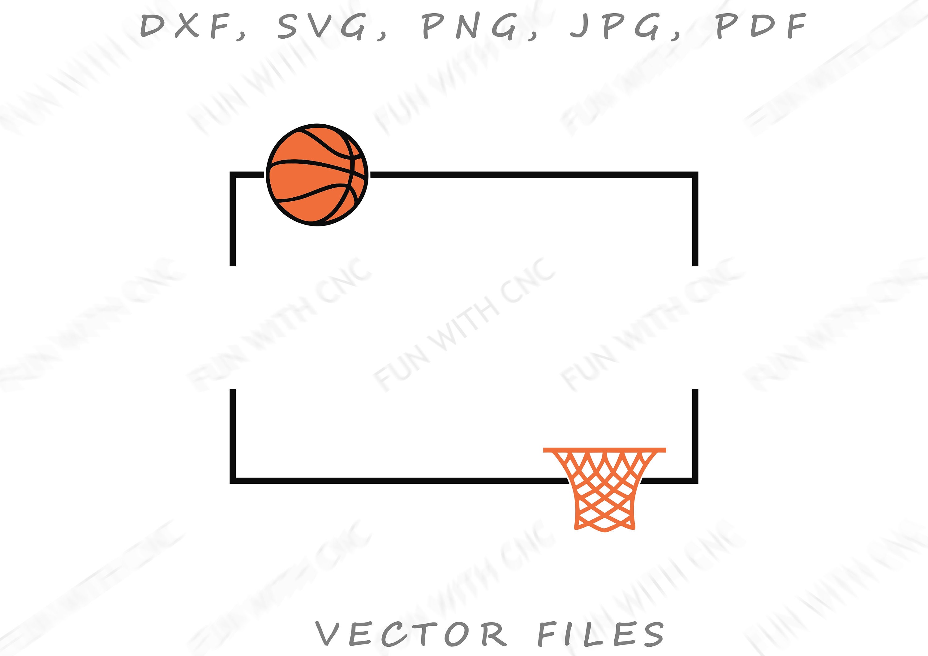 Basketball Frame Clipart