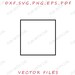 Square Frame Svg | Geometric Shapes | Basic Square Frame | Simple Svg ...