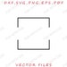 Square Frame Split Svg Geometric Shapes Basic Square Frame Split Simple ...