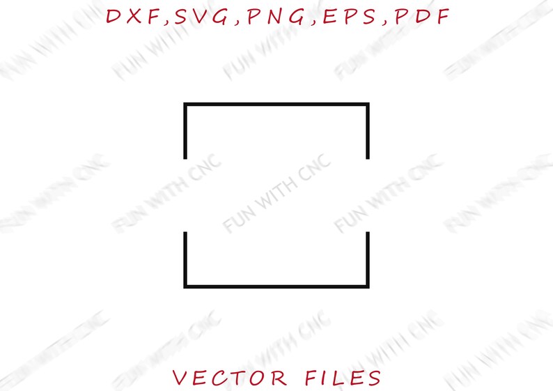 Square Frame Split Svg | Geometric Shapes | Basic Square Frame Split ...