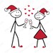 Stick People Christmas Family Svg, Christmas Stick Figure Clipart ...