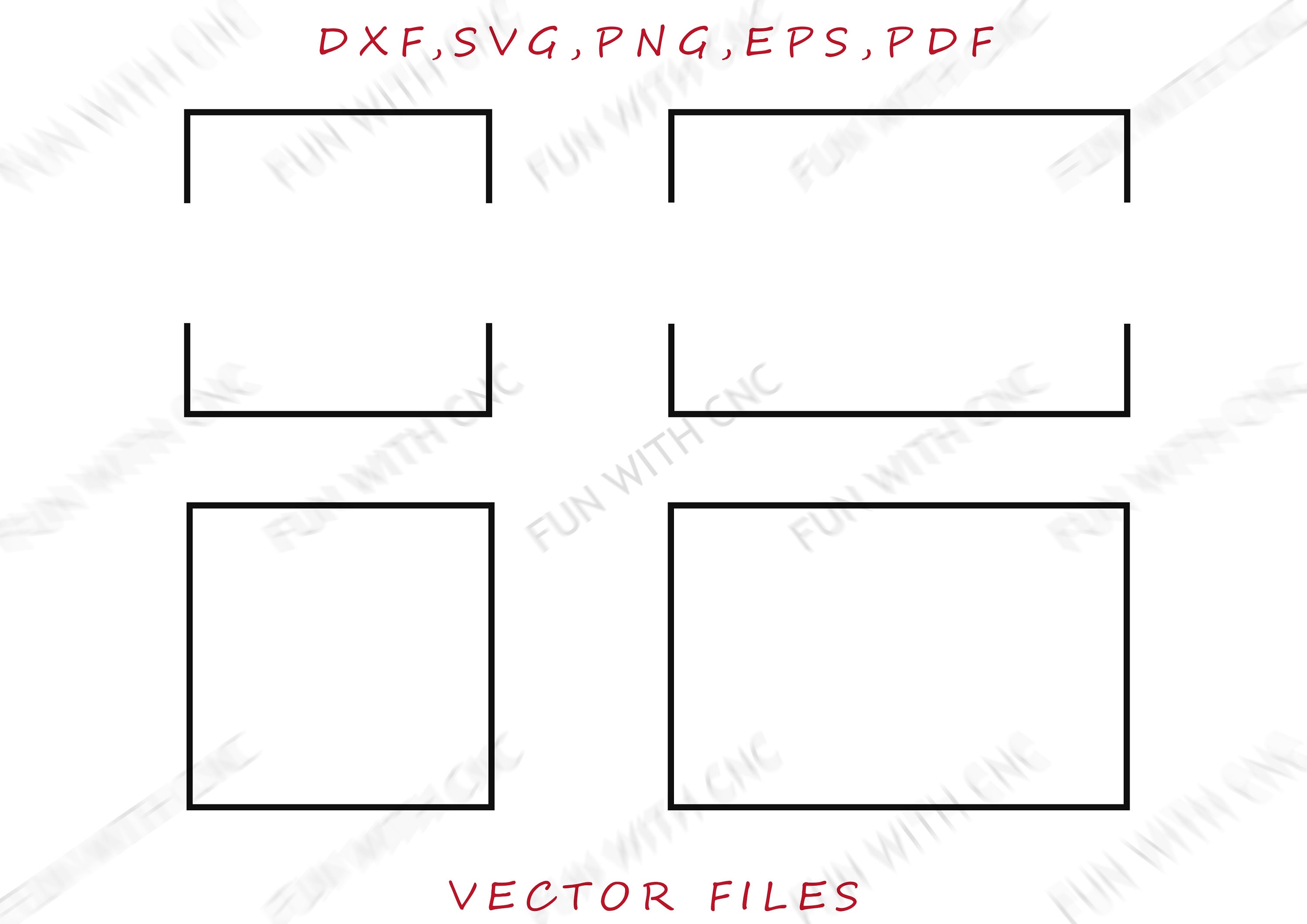 Frame Bundle Square Frame Rectangle Frame Square Split - Etsy