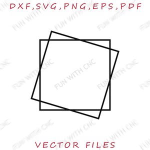 Square Frame Svg | Geometric Shapes | Basic Square Frame | Simple Svg ...