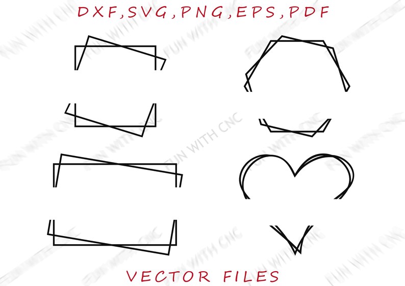 Double Split Frame Bundle, Square Split Frame, Rectangle Split Frame ...