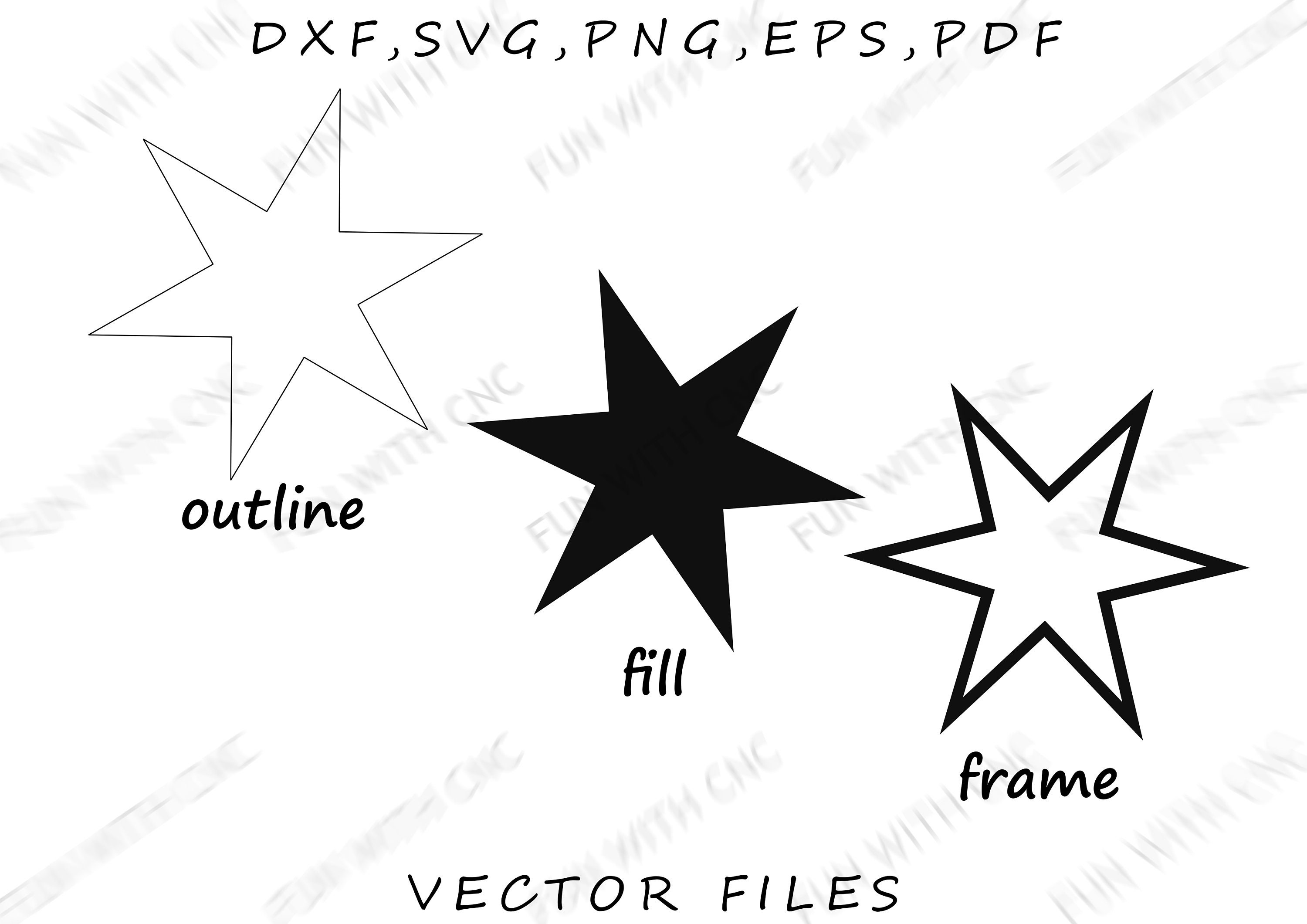 Star Shape SVG | Star Shape Variations | Star Svg | Stare Shape Outline ...
