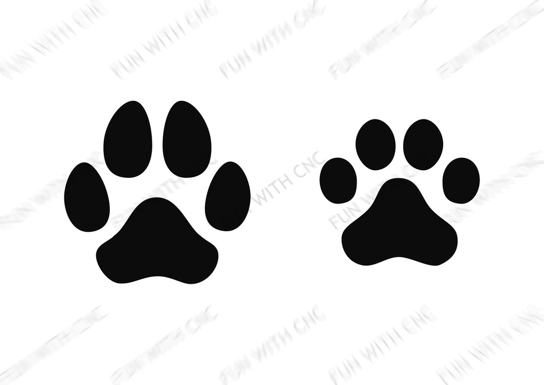 Dog Paw Cat Paw Vector Files Commercial Use - Etsy