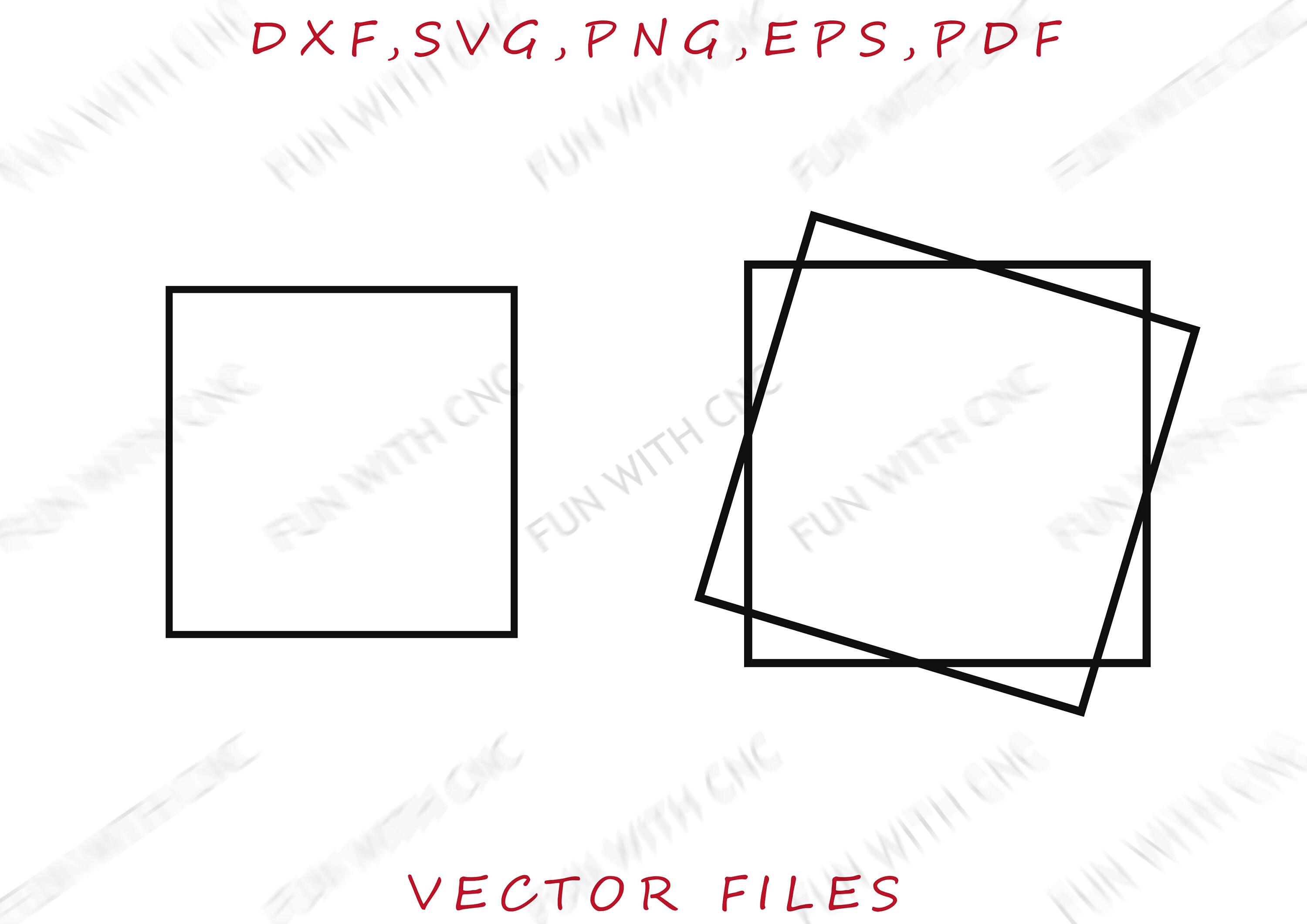Square Frame Svg | Geometric Shapes | Basic Square Frame | Simple Svg ...