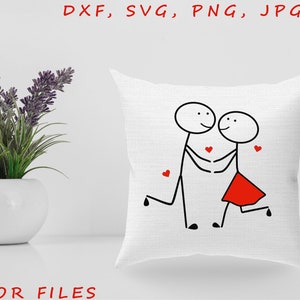 Stickman Kiss | Stickman in Love | Stickman Couple | Love Couple Png ...