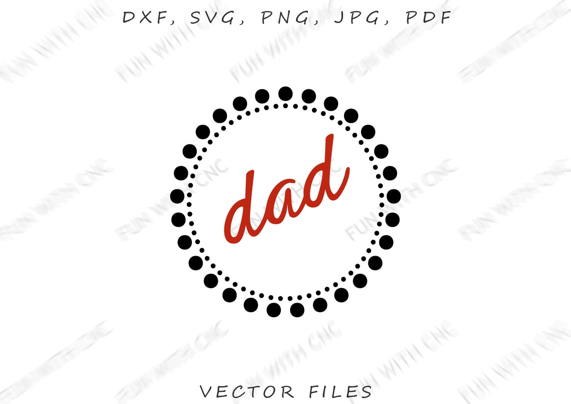 Dad Frame Svg Circle Frame Bundle Flower Wreath Heart - Etsy