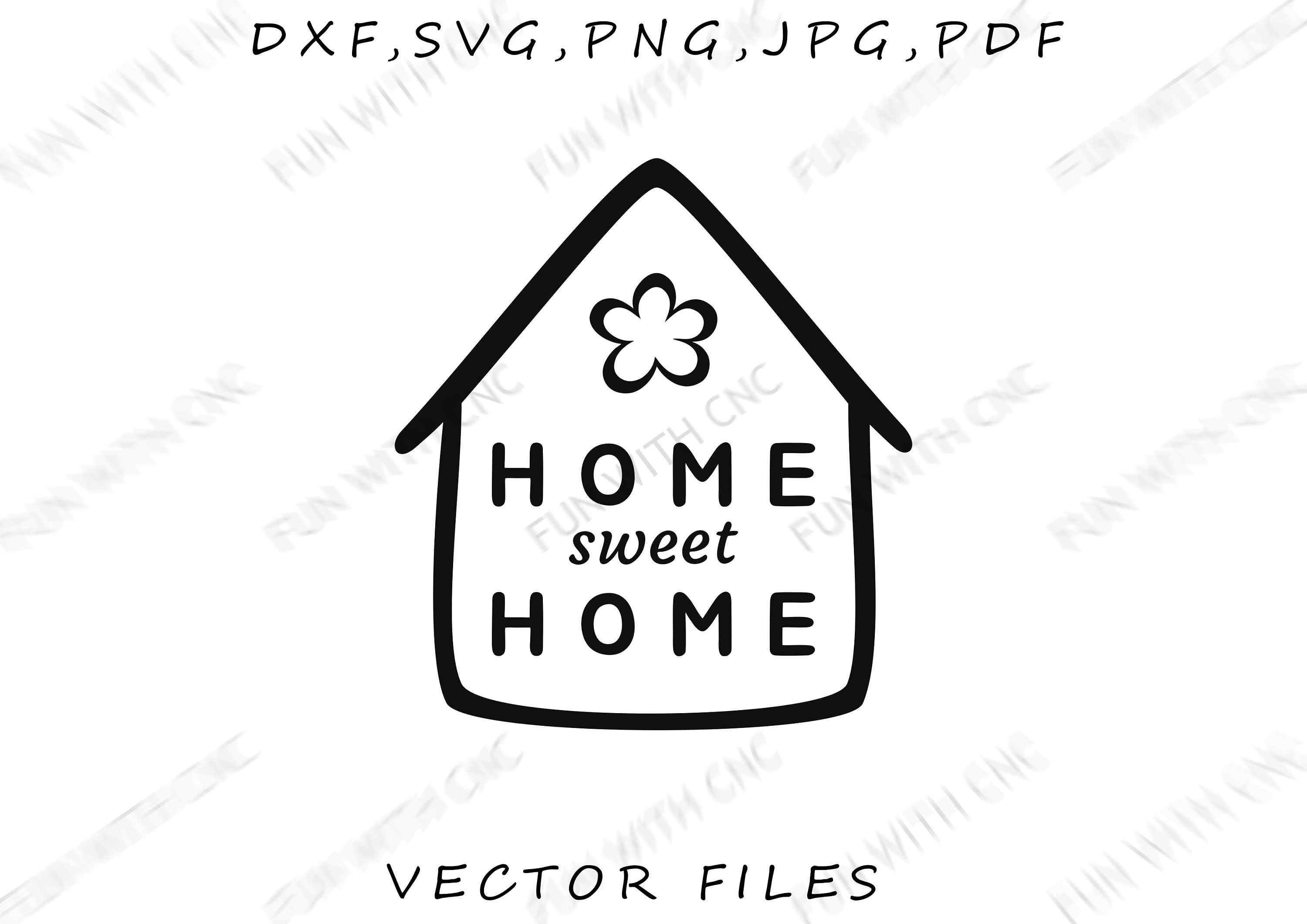 Home Sweet Home SVG House Sign Porch Sign Outdoor Sign - Etsy