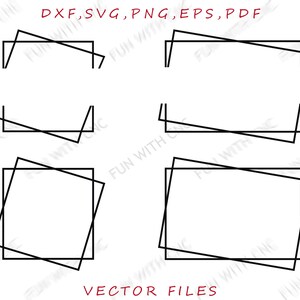 Frame Bundle Square Frame Rectangle Frame Square Split | Etsy