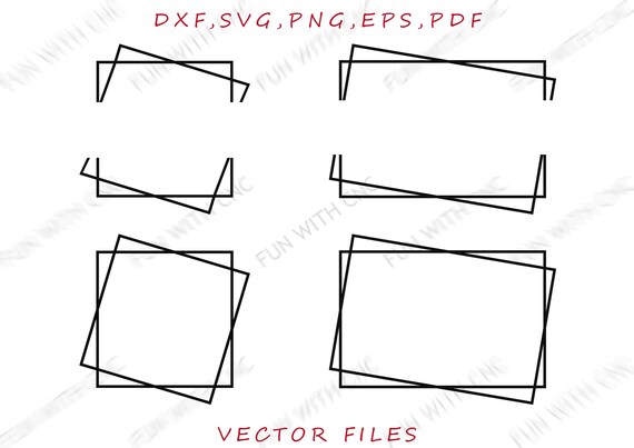 Frame Bundle Square Frame Rectangle Frame Square Split | Etsy