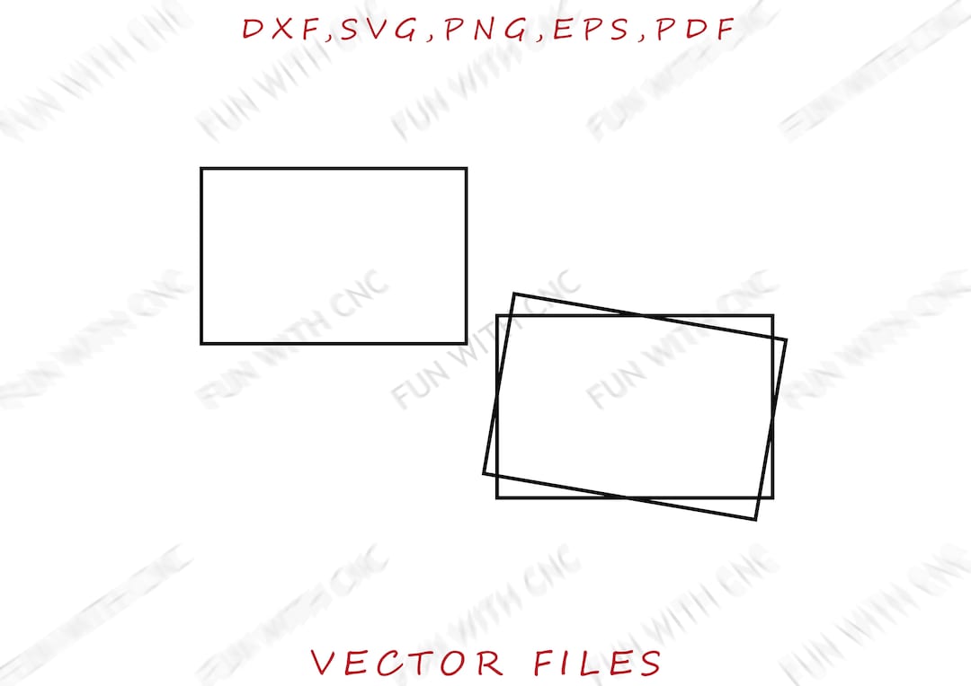 Rectangle Frame Svg, Simple Rectangle Frame, Double Line Rectangle ...