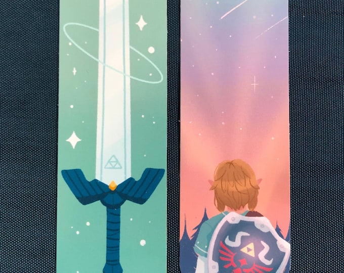 The Legend of Zelda Breath of the Wild Art TWO Single-sided Print ...