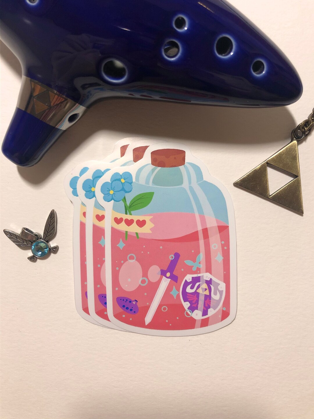 Healing Potion Glossy Vinyl Waterproof Sticker the Legend of Zelda ...