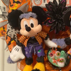 Halloween Mickey & Minnie Werewolf and Cat - Etsy
