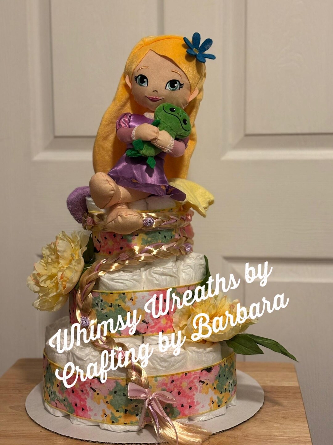 Baby Diaper Cake Tangled Theme - Etsy