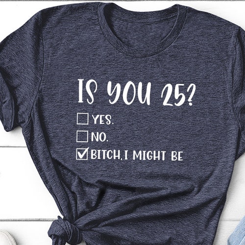 Funny 25th Birthday Card 25th Birthday Card 25 Year Old - Etsy