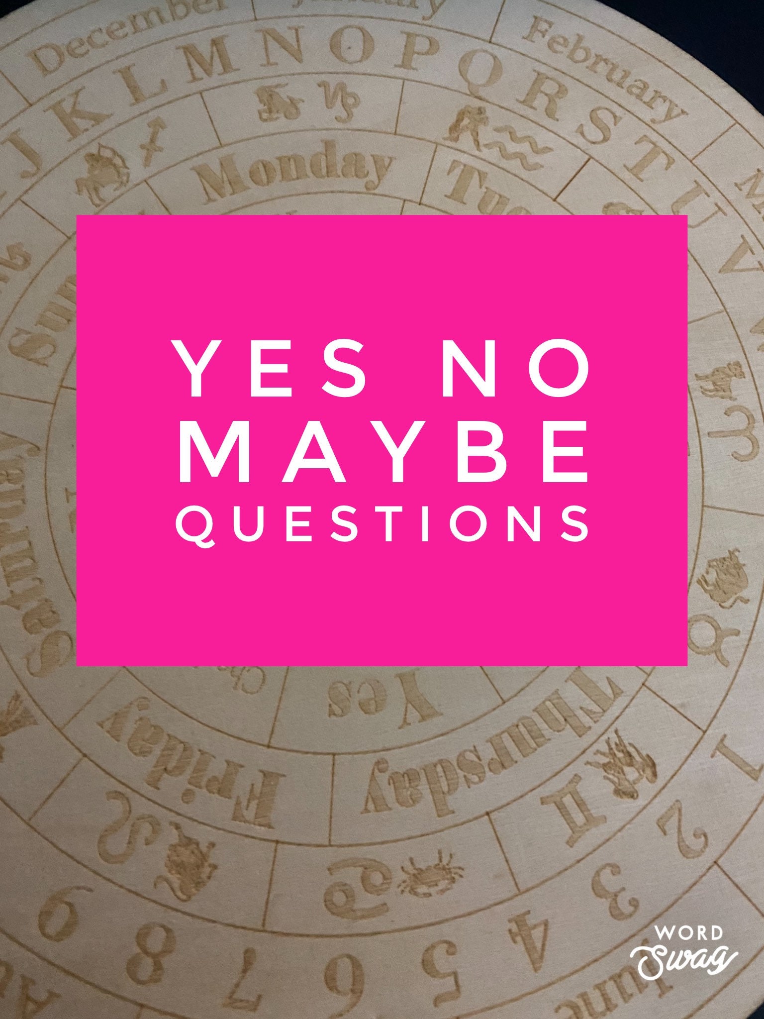 Yes/no/maybe Questions - Etsy