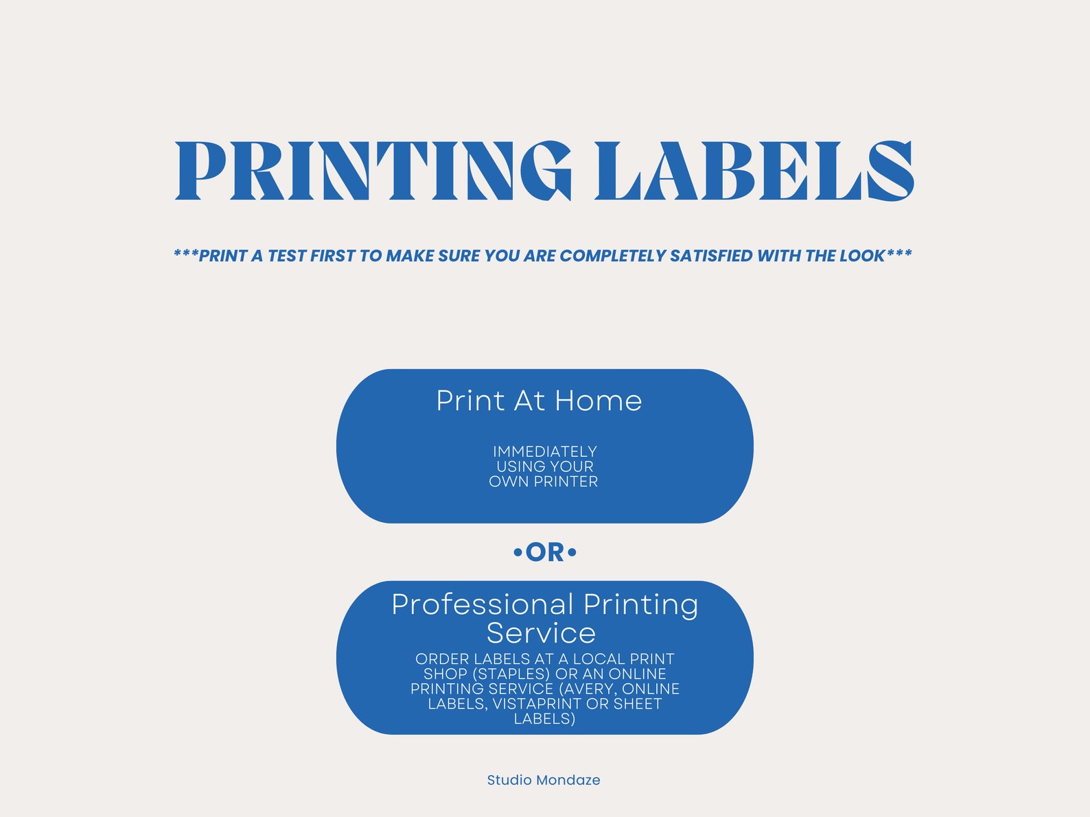 Modern Label Template Design Personalize Candle Label Editable Template ...