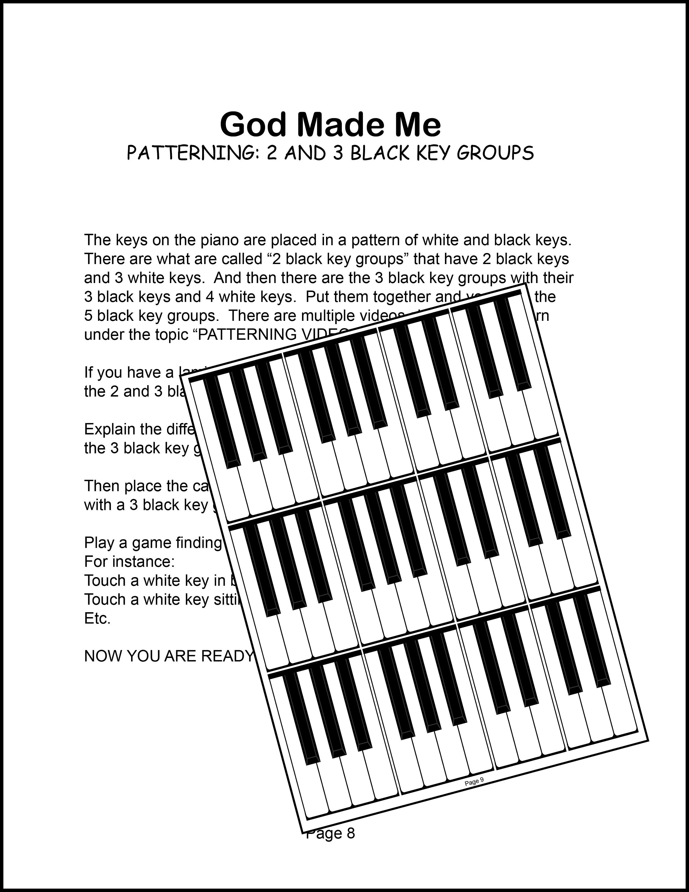Anybody Can Play Bible Based Piano Lesson Materials Packet 1 - Etsy