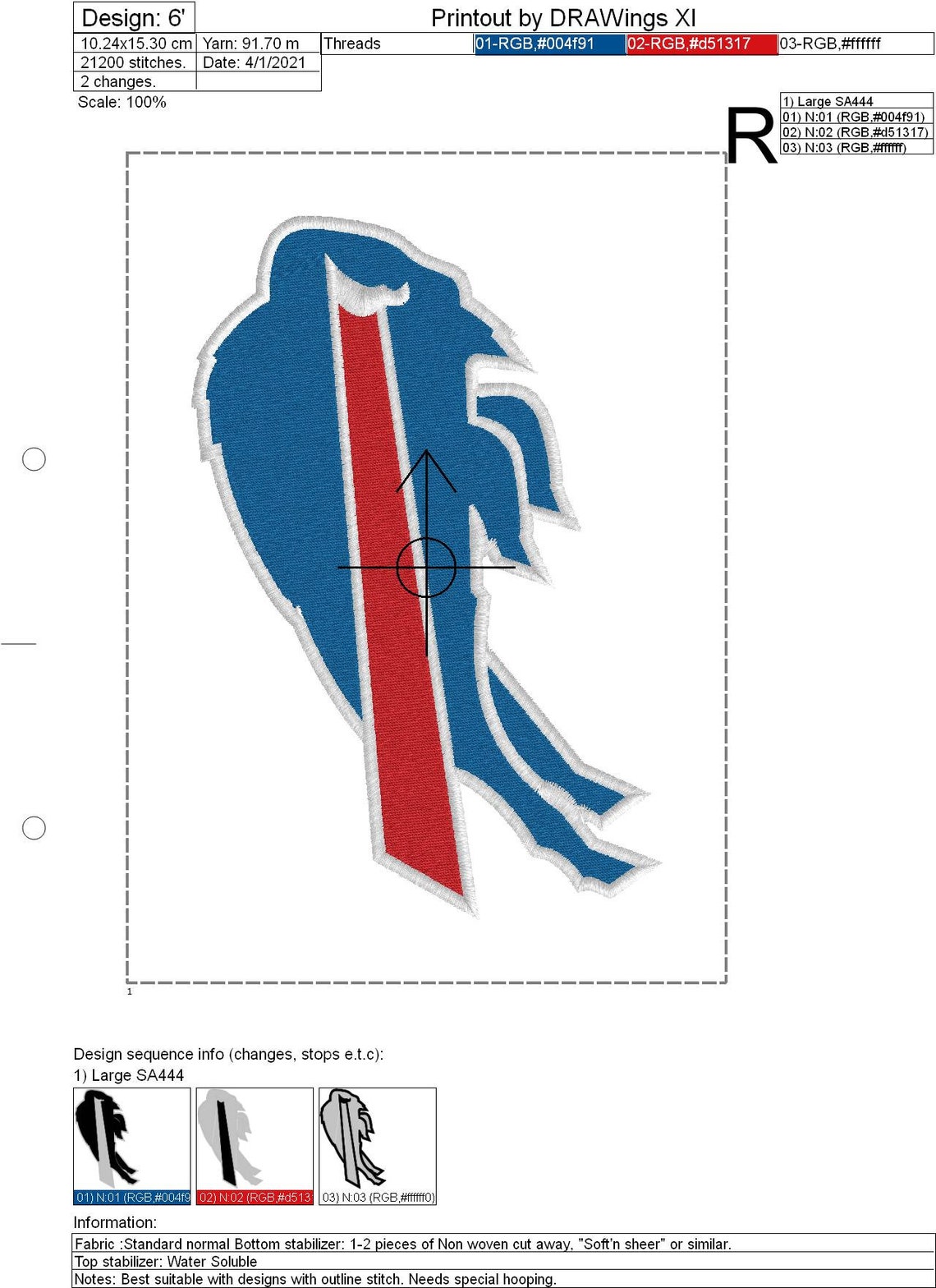 Buffalo Bills Machine Embroidery Design Digital Download Only | Etsy