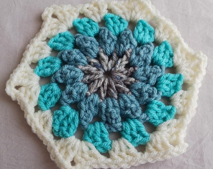 Set of 30 Unattached Hexagon Granny Squares I Crochet Granny Square Set ...