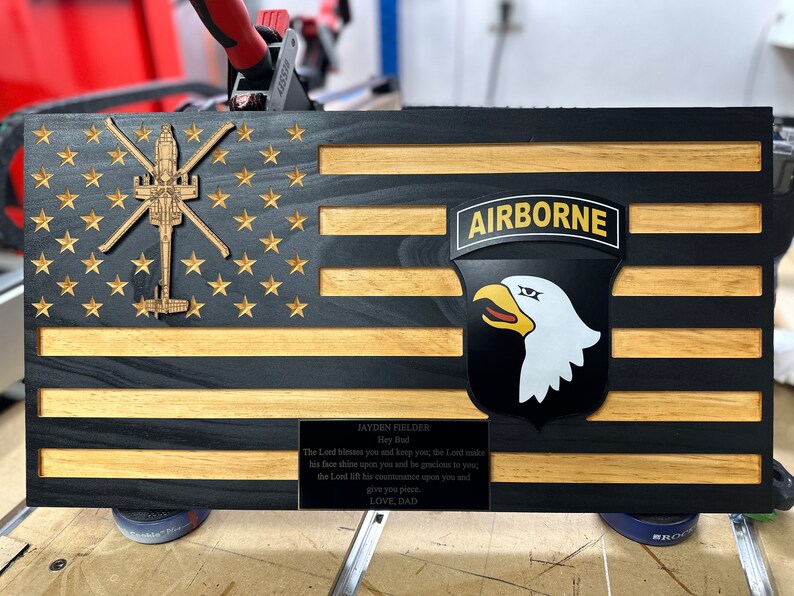Personalized Military Flags, Military Gifts, Wood Flags, Military ...