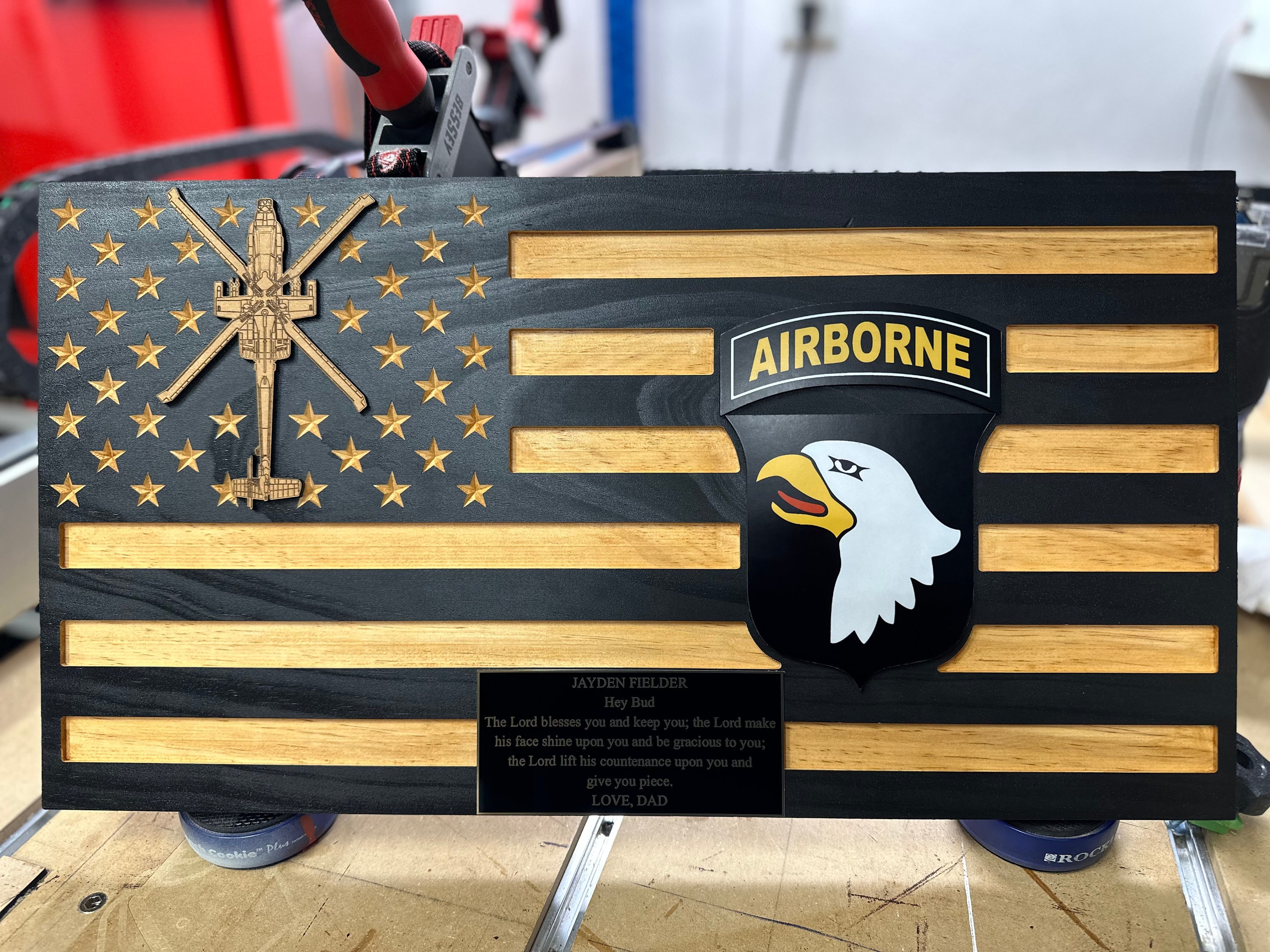 Personalized Military Flags, Military Gifts, Wood Flags, Military ...