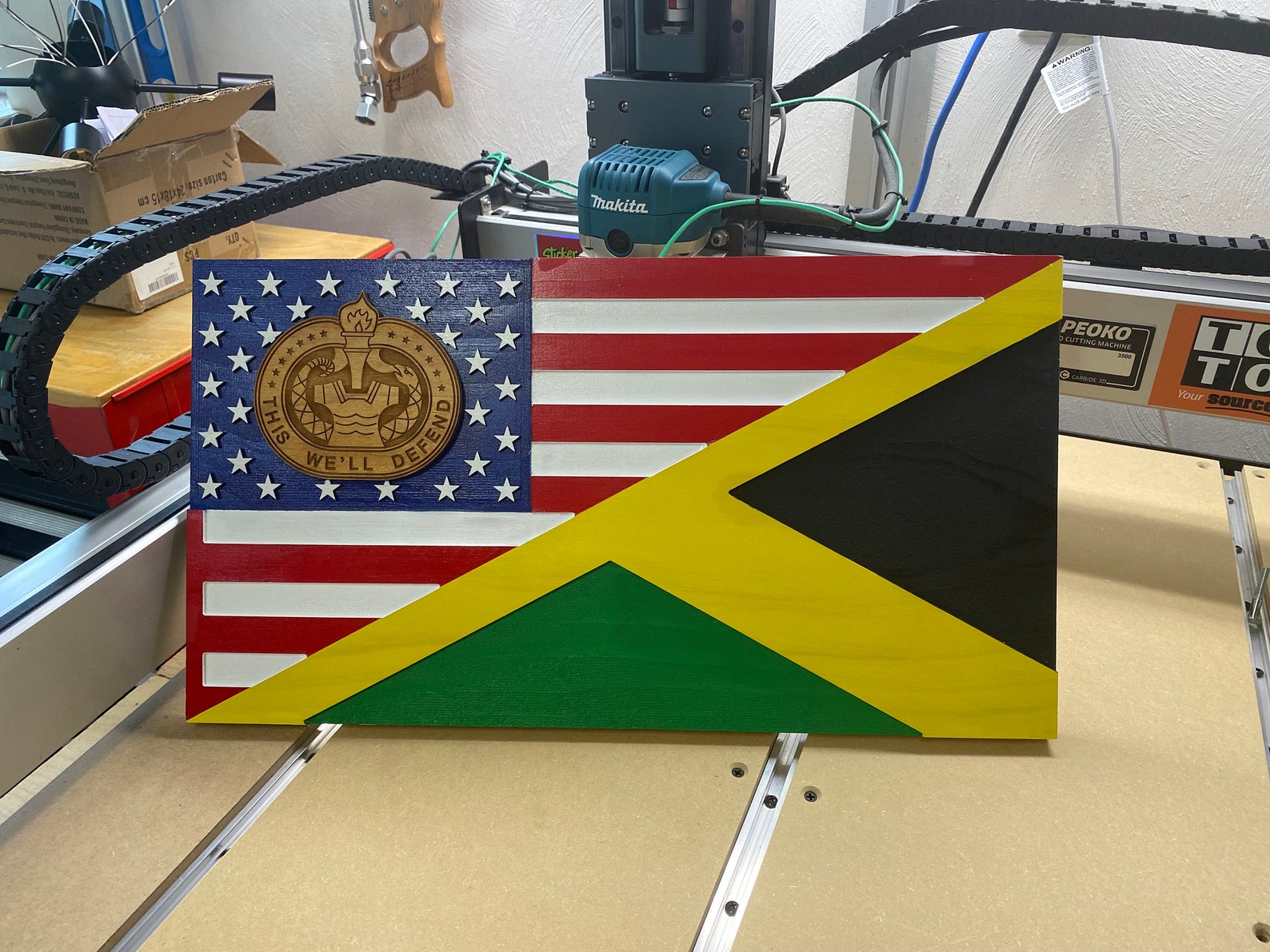 Personalized Military Flags, Military Gifts, Wood Flags, Military ...