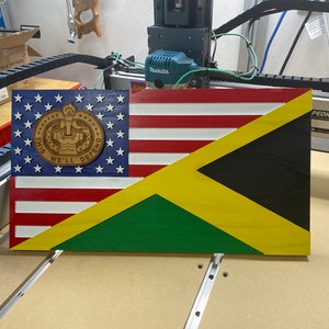 Personalized Military Flags, Military Gifts, Wood Flags, Military ...