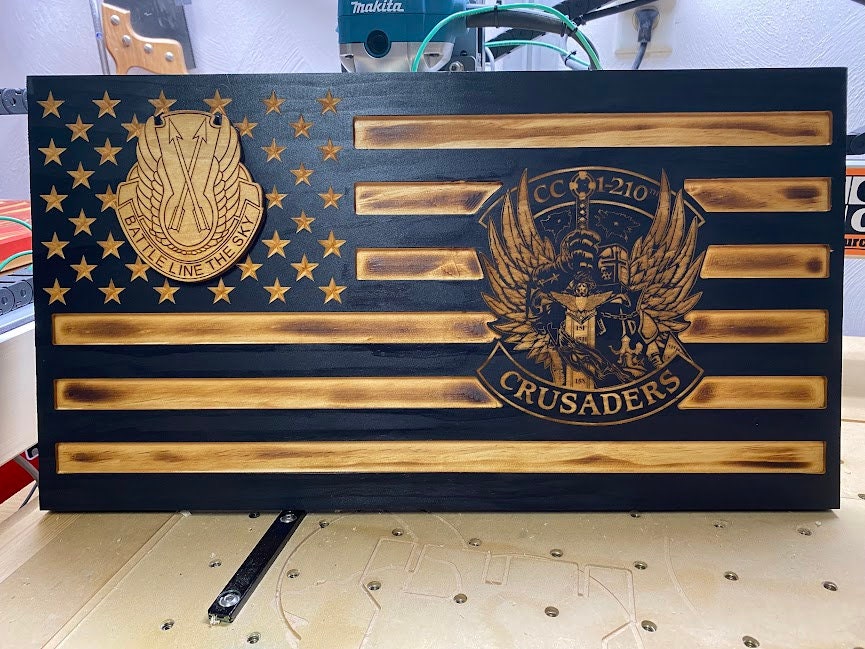 Personalized Military Flags, Military Gifts, Wood Flags, Military Veteran Gifts, Personalized ...