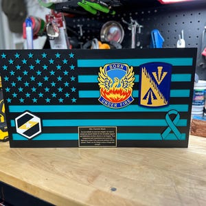 Personalized Military Flags, Military Gifts, Wood Flags, Military ...