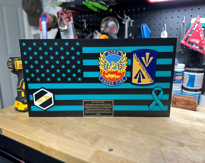 Personalized Military Flags, Military Gifts, Wood Flags, Military ...