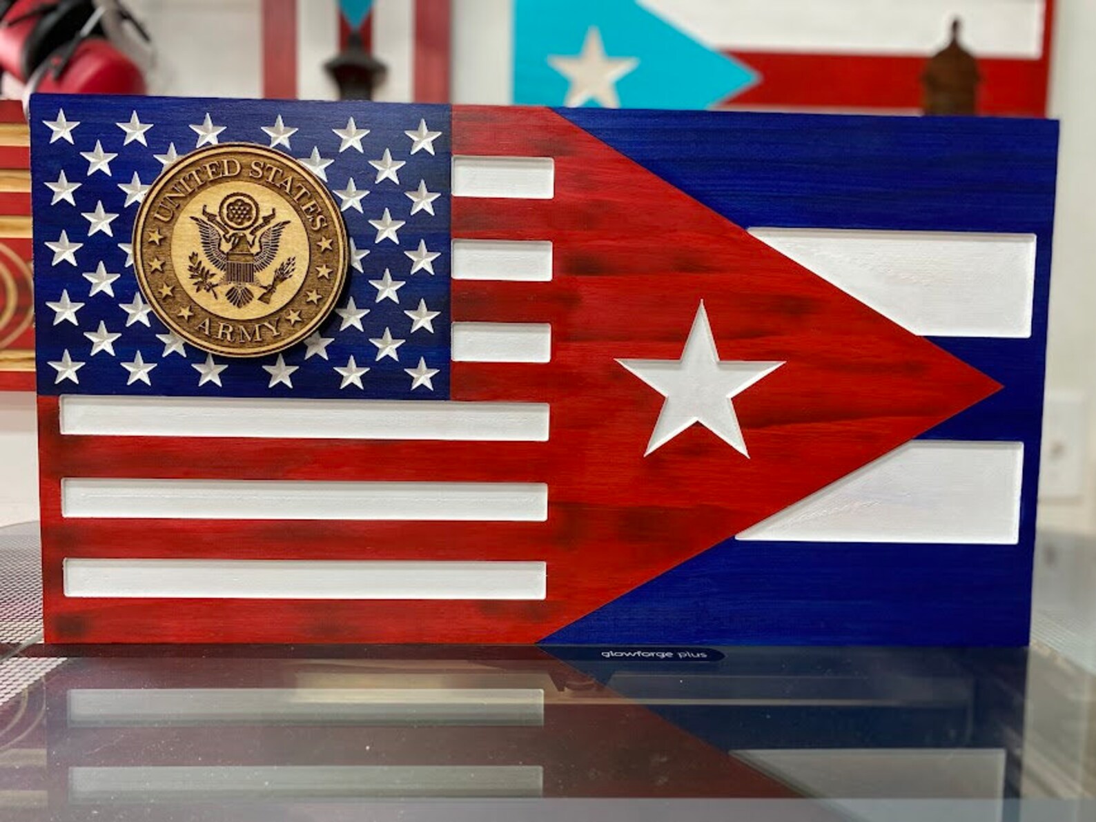 Personalized Military Flags Military Gifts Wood Flags - Etsy