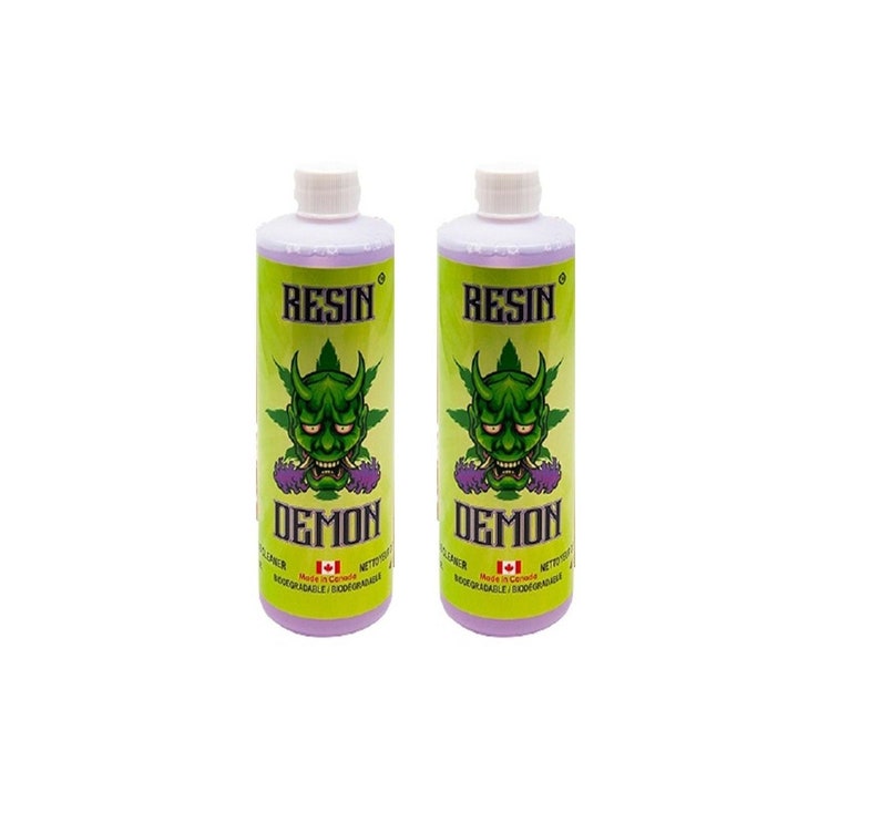 Resin Demon, Bong Cleaner, Glass Cleaner, 2 Pack 16oz Bottles, Cleaner ...