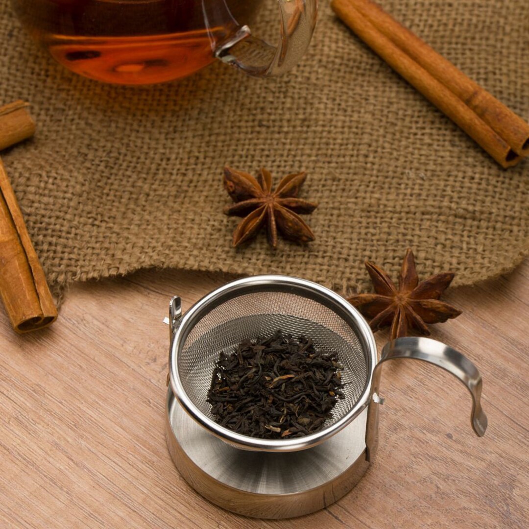 Stainless Steel Dripless Swivel Tea Strainer on Stand swing Style ...