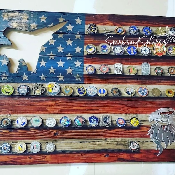Challenge Coin Display - Etsy