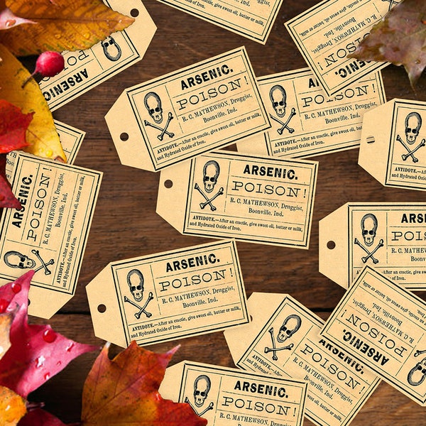 Poison Tags - Etsy