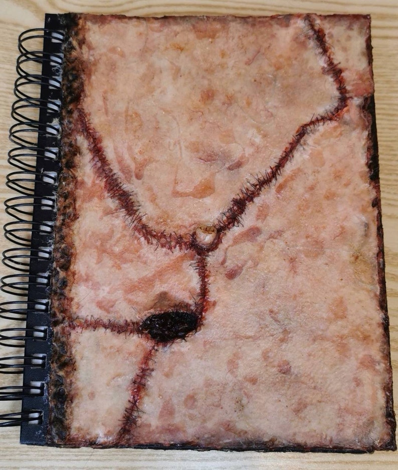 Ed Gein Inspired Human Skin Bound Note Book. Necronomicon. | Etsy
