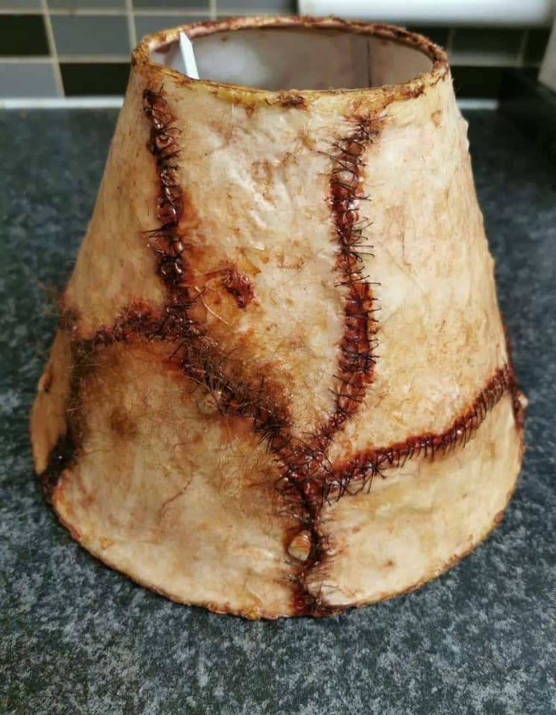 Ed Gein Texas Chainsaw Massacre Style Lamp Shade Horror Gore - Etsy