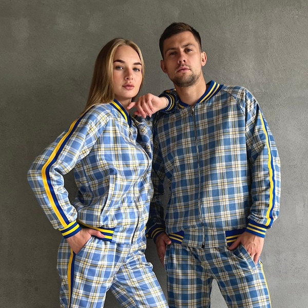 Tartan Tracksuit - Etsy