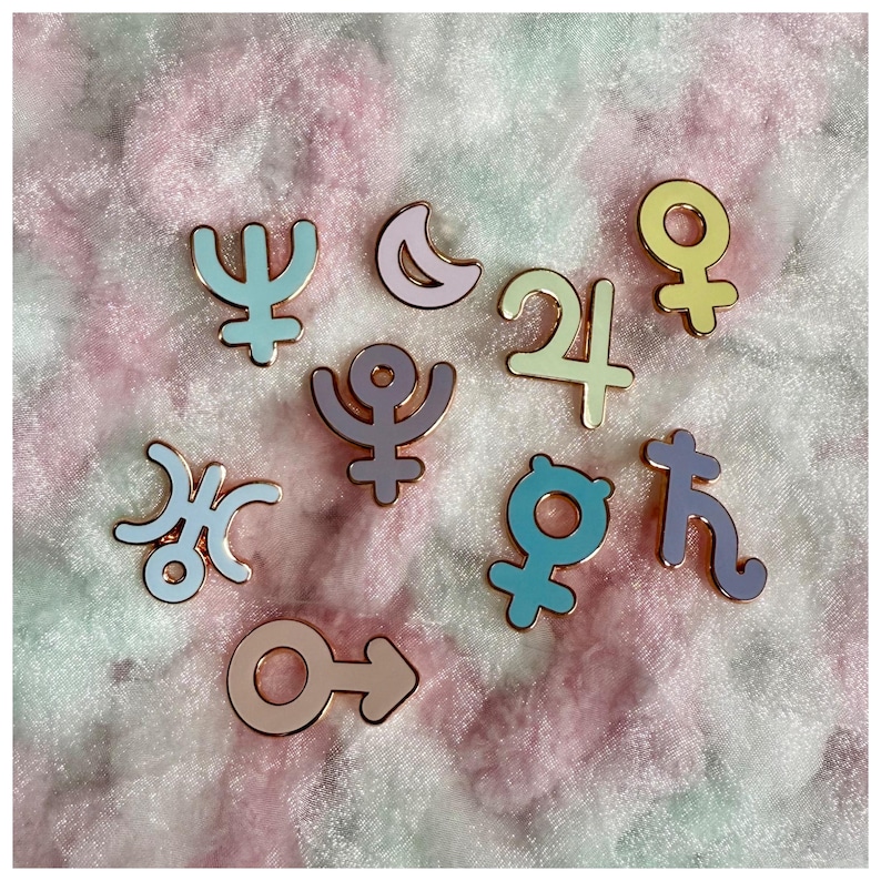 Mini Planet - Enamel Pins - Etsy