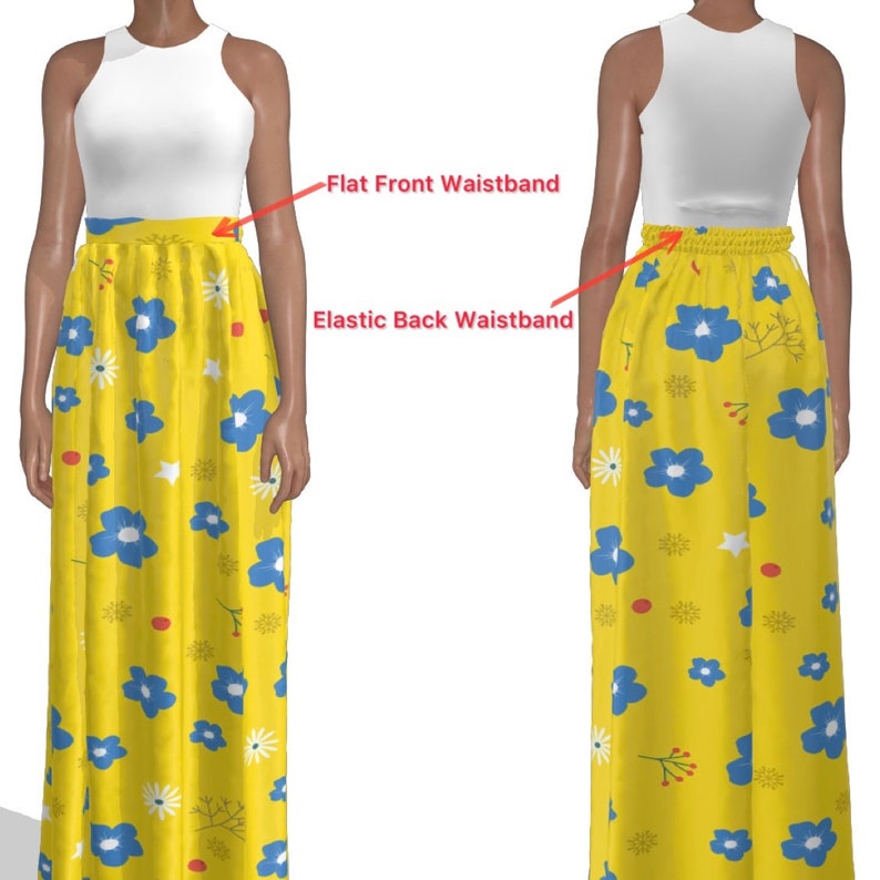 PDF Sewing Pattern Maxi Skirt With Side Pockets / Long Skirt - Etsy