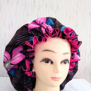 PDF Sewing Pattern for Bonnet / Satin Hair Sleeping Hat / Sleep Cap ...