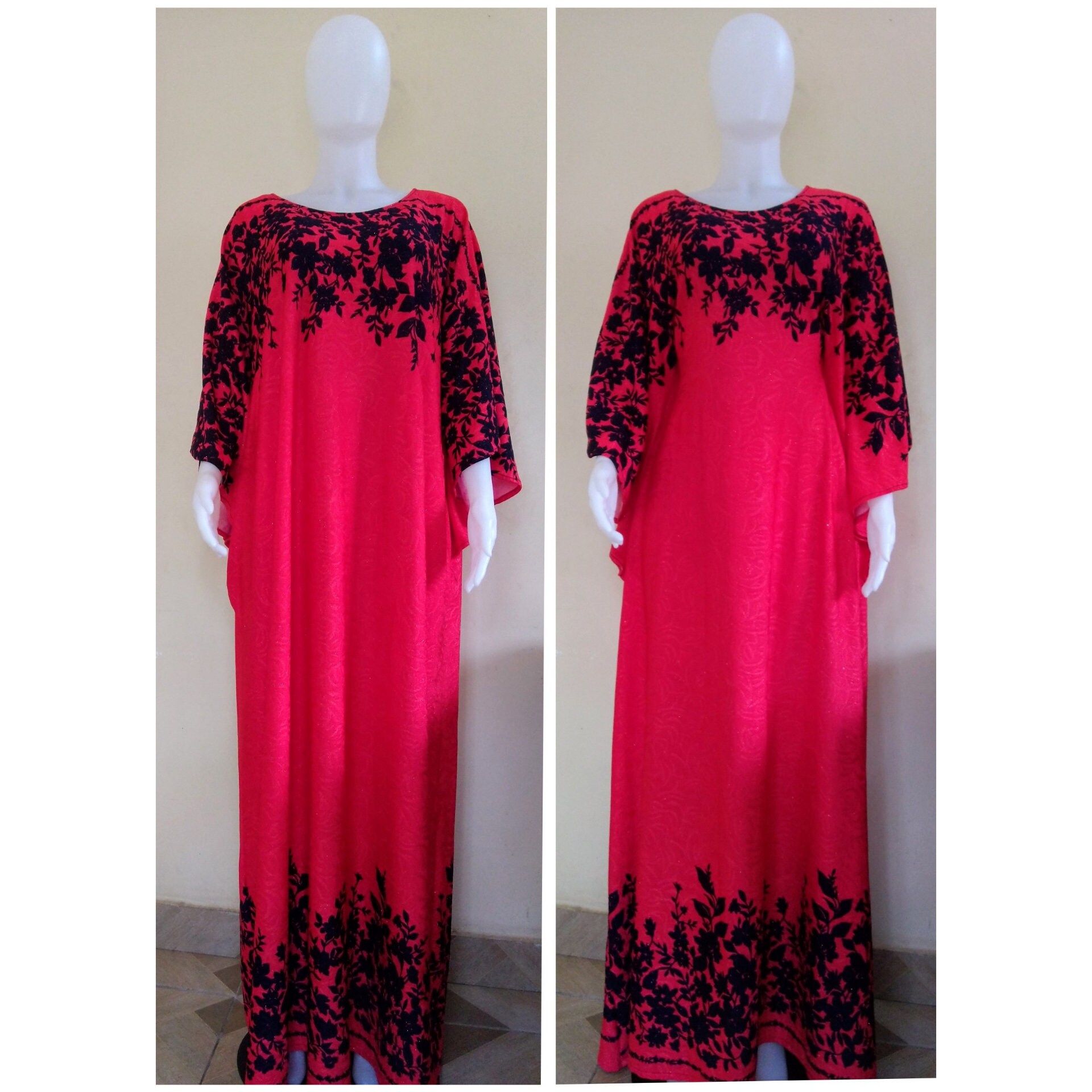 PDF Sewing Pattern for Kaftan With Tie Belts Inside / Maxi - Etsy