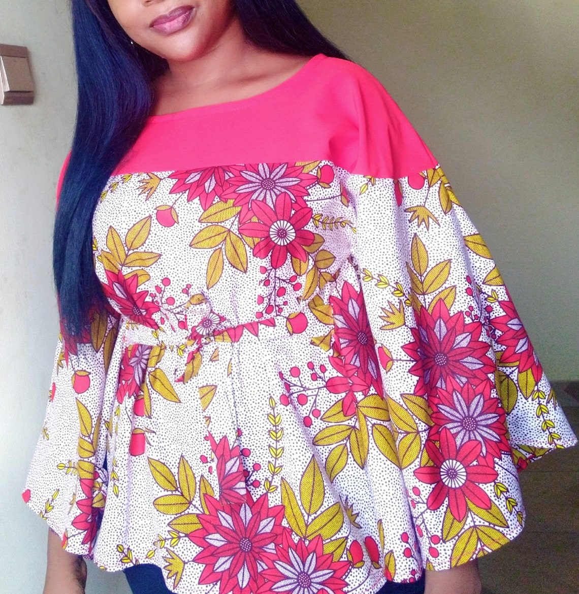 PDF Sewing Pattern Circle Blouse / Cape Top / Instant Digital - Etsy UK