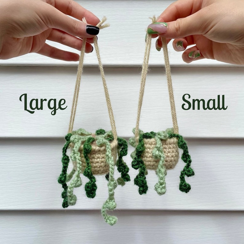 Crochet String of Pearls Hanging Succulent Plant - Etsy