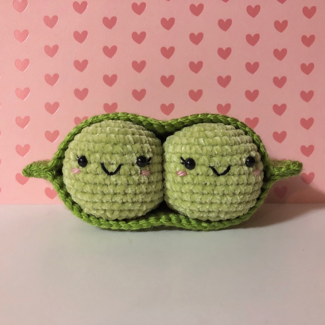 Two Peas in a Pod Crochet Amigurumi - Etsy