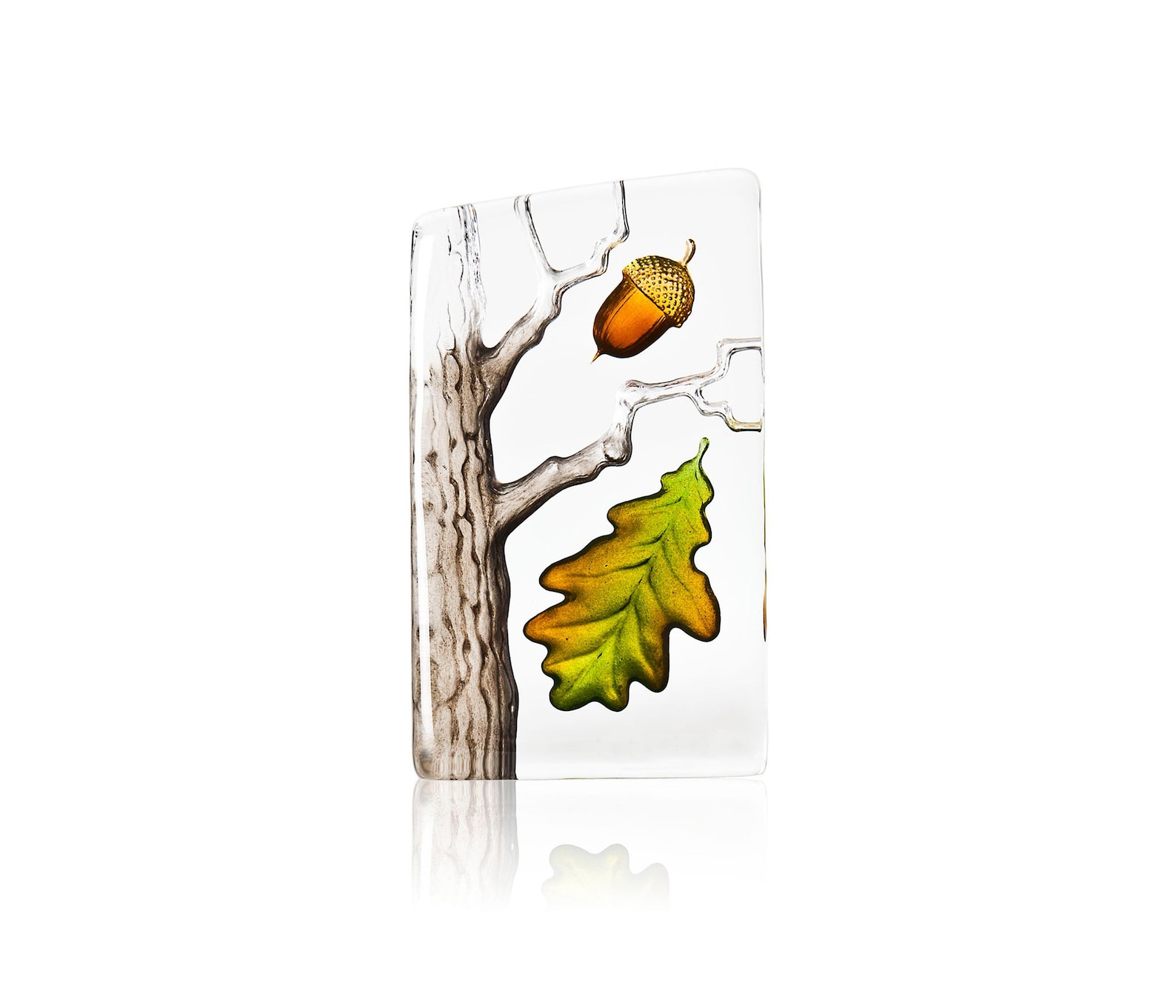 Oak Tree Small Crystal Sculpture by Mats Jonasson, Maleras, Sweden - Etsy